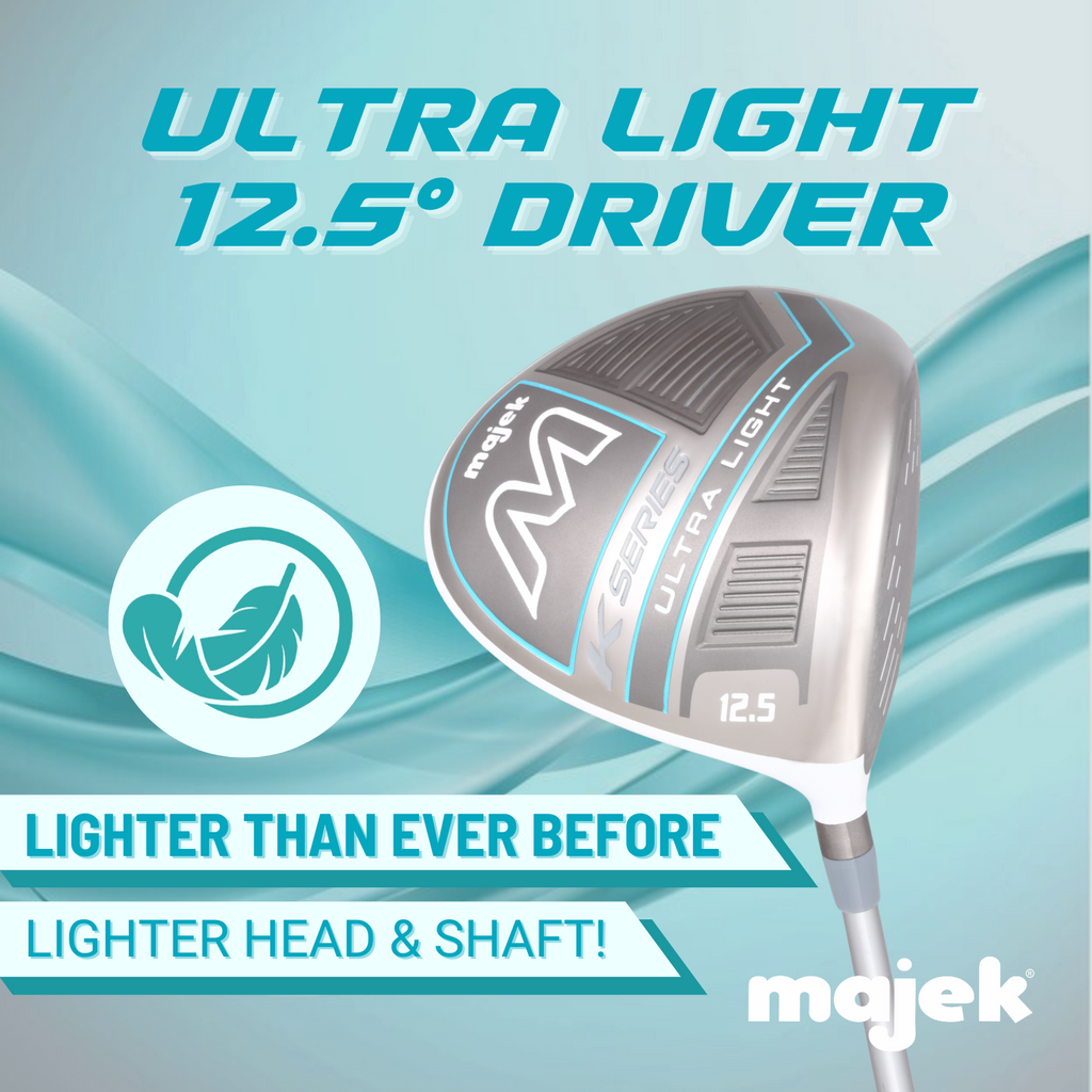 Majek Womens High Launch Golf Driver White K Series 460cc 12.5° Titani ...