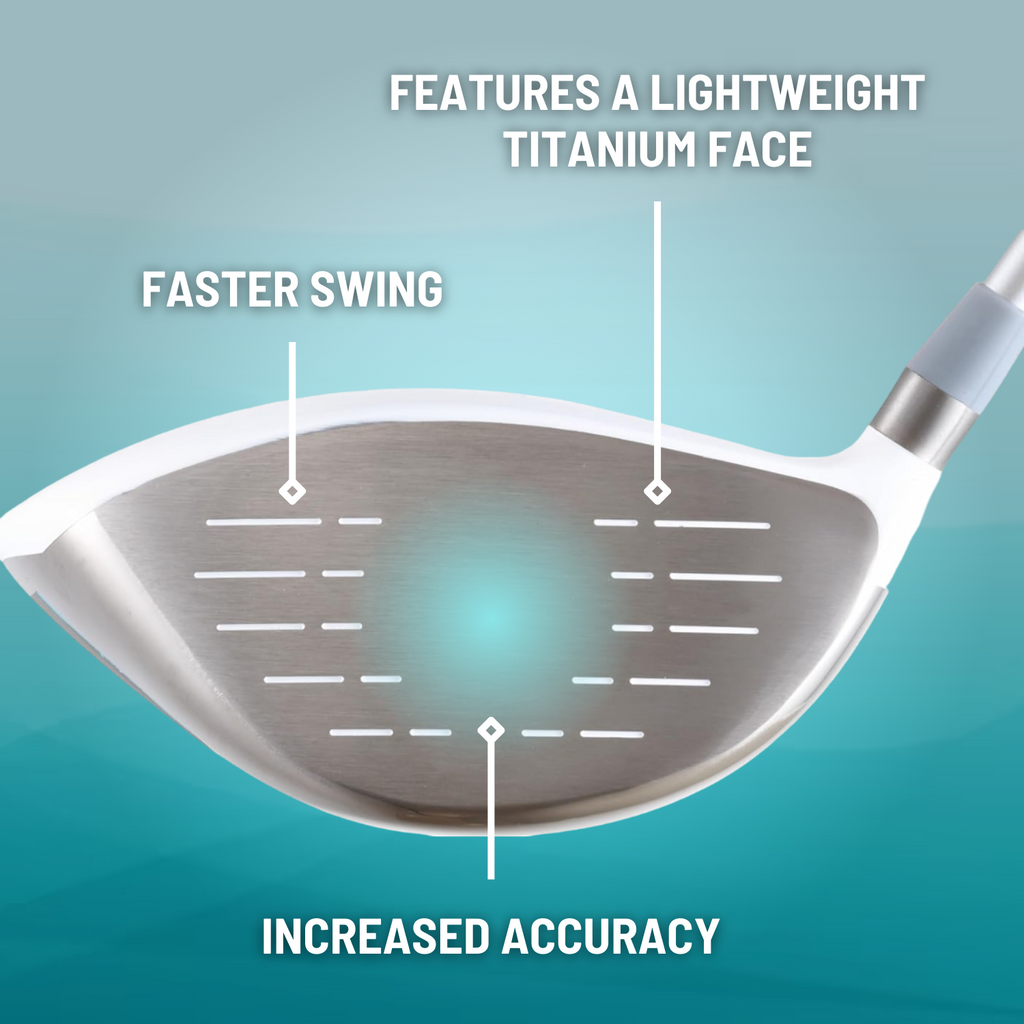 Majek Senior Womens High Launch Golf Driver White K Series 460cc 12.5 ...